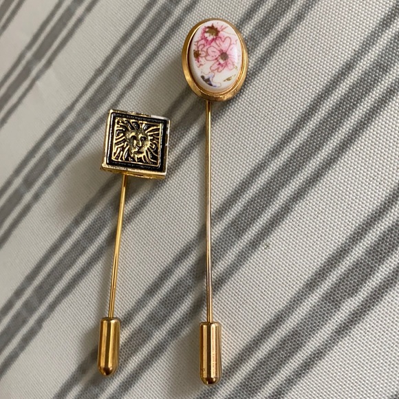 Anne Klein | Jewelry | Vintage Anne Klein Stick Pin Plus Extra Pin ...